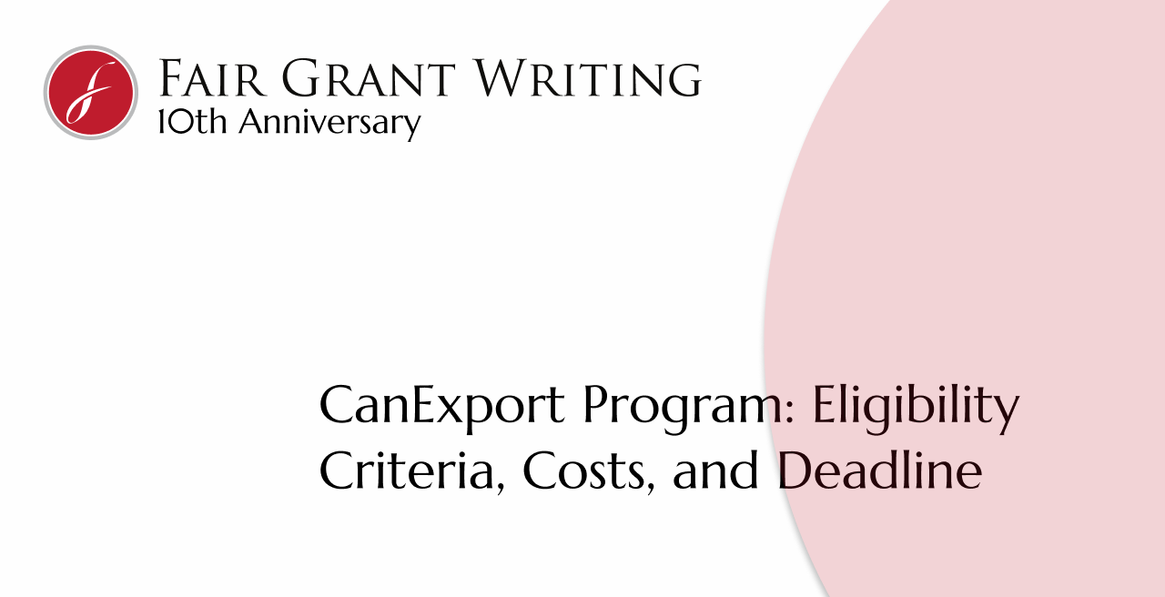 CanExport Grant - Export Marketing Subsidy for Canadian Businesses
